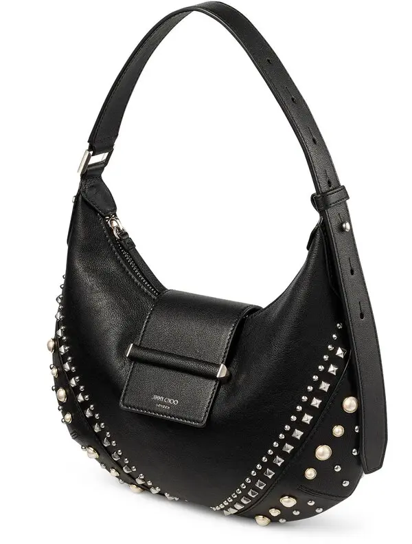 JIMMY CHOO Small Bar Hobo Bag