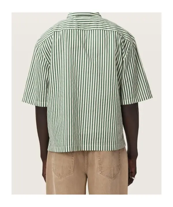 ALLSAINTS Chopin Boxy Short Sleeve Striped Shirt