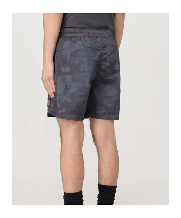 Stone Island Crinkle-finish Swim Shorts