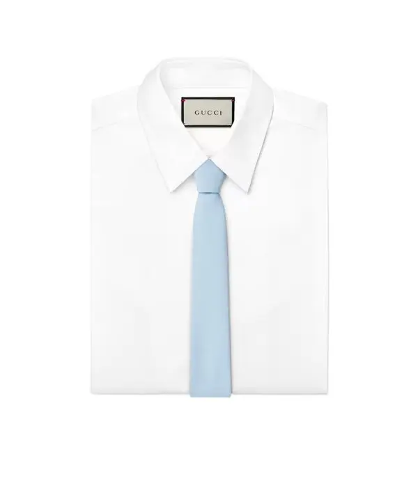 Gucci Crepe-effect Silk Blend Tie