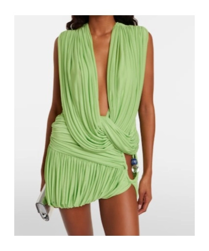 Christopher Esber Ripple Draped Jersey Top