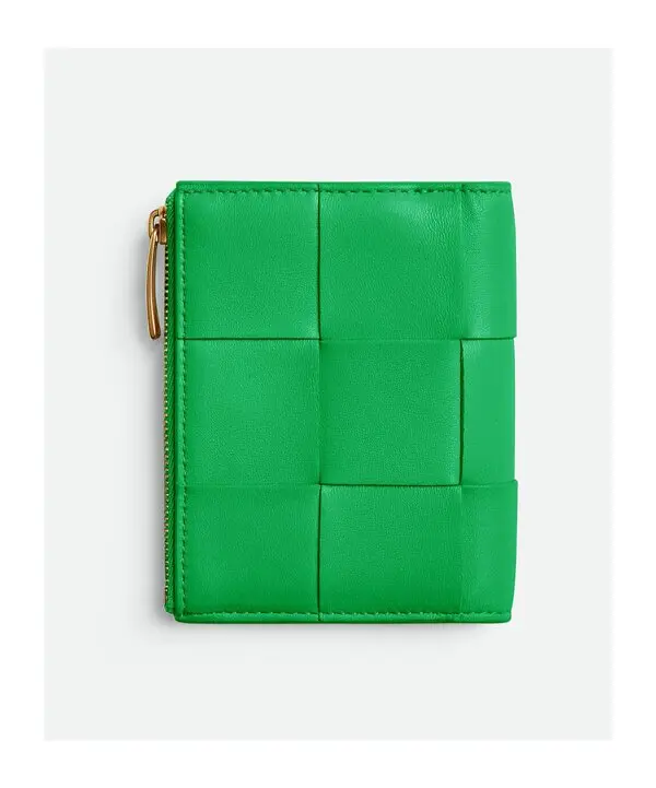 Bottega Veneta Small Cassette Bi-fold Zip Wallet