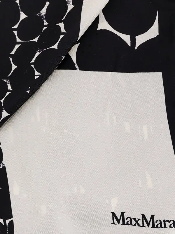 Max Mara Logo Printed Shawl