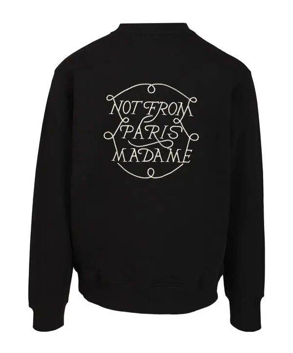 Drole De Monsieur Slogan Crewneck Sweatshirt