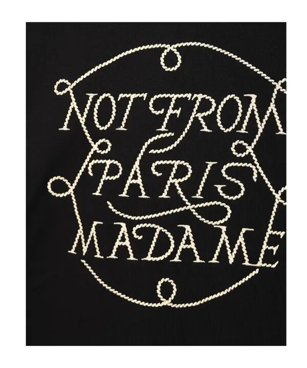 Drole De Monsieur Slogan Crewneck Sweatshirt