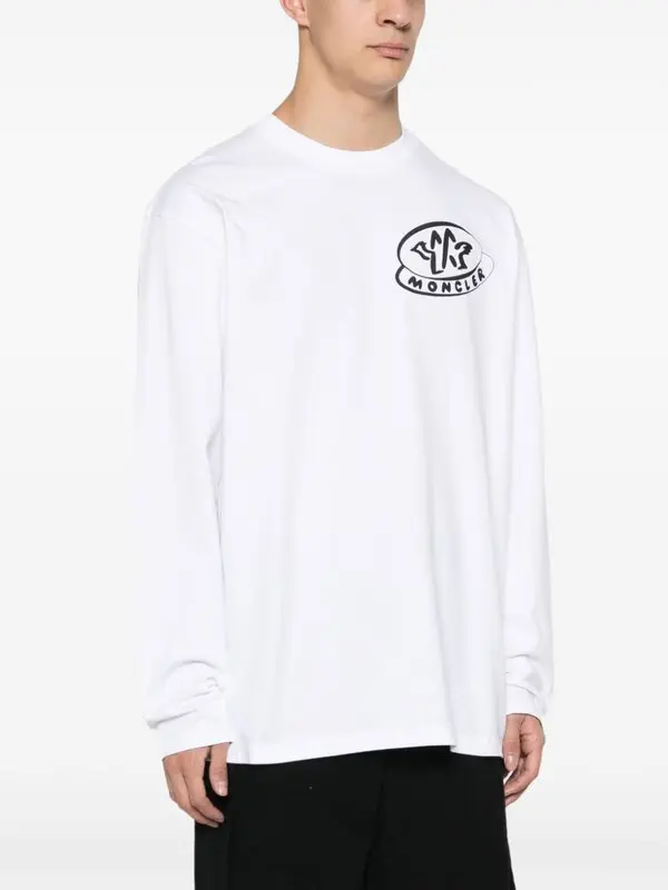 Moncler Logo-stamp Cotton T-shirt
