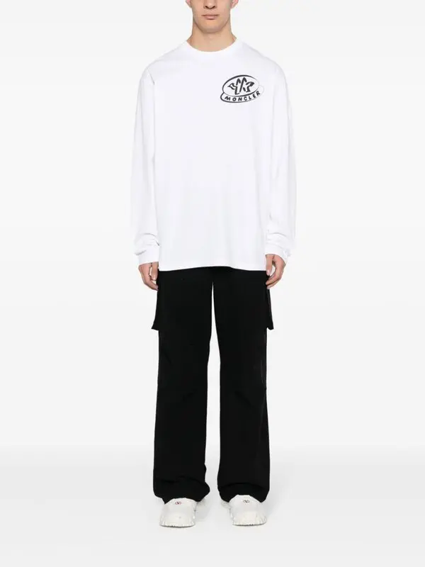 Moncler Logo-stamp Cotton T-shirt