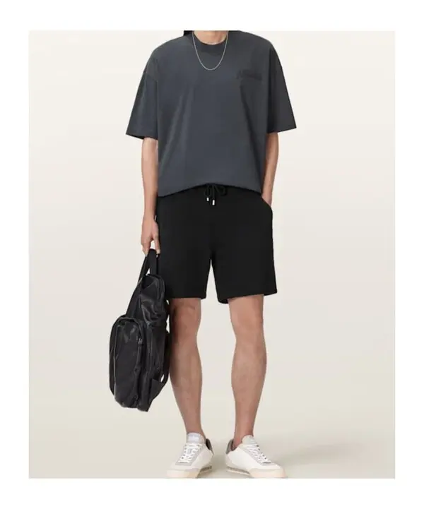 ALLSAINTS Ramskull Embroidered Sweat Shorts