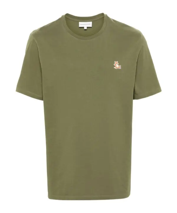 Maison Kitsuné Chillax Fox Short Sleeved T-shirt - Green