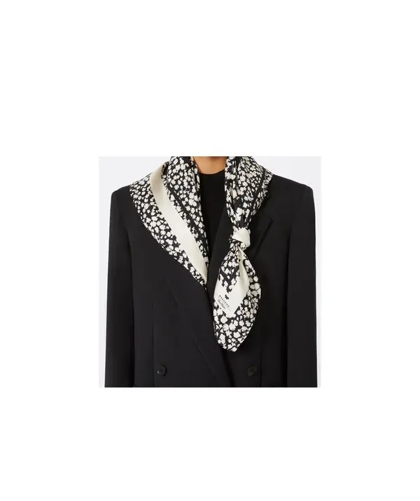 Max Mara Printed Silk Twill Scarf