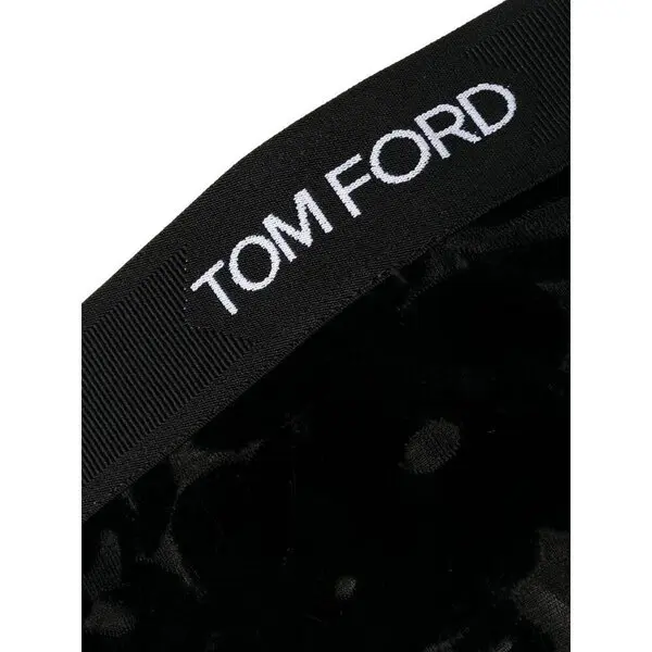 TOM FORD Floral-print Logo-waist Thong
