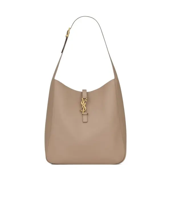 Saint Laurent Le 5 À 7 Large Shoulder Bag - Dark Gray