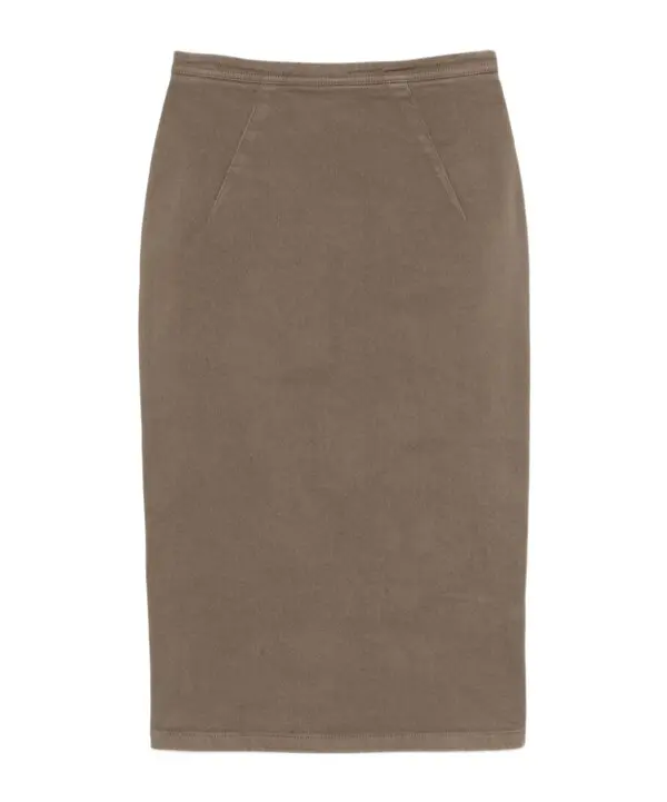 N.21 Midi Pencil Skirt With Two-way Back Zip