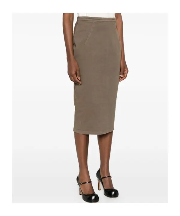 N.21 Midi Pencil Skirt With Two-way Back Zip