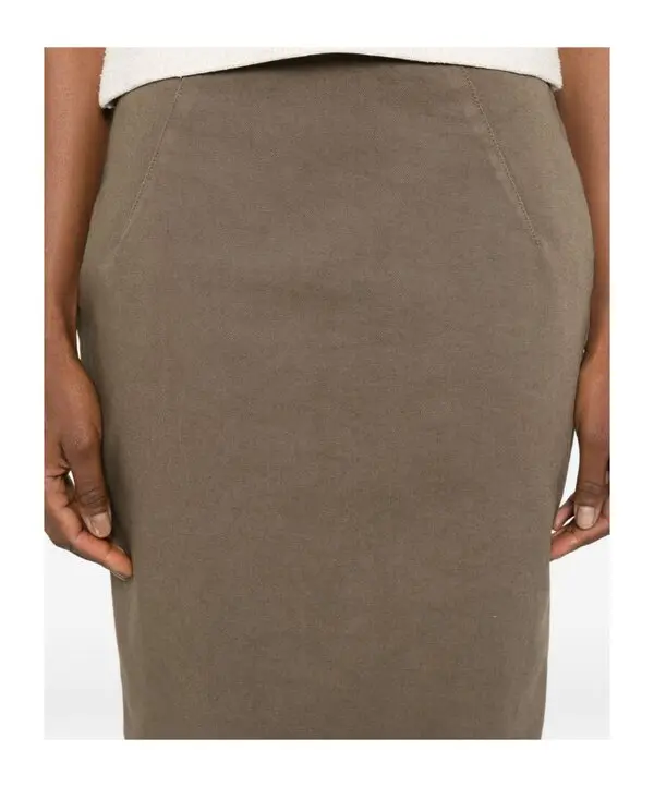 N.21 Midi Pencil Skirt With Two-way Back Zip