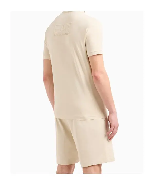 EA7 Raised-logo Polo Shirt
