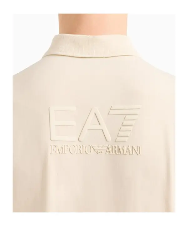 EA7 Raised-logo Polo Shirt