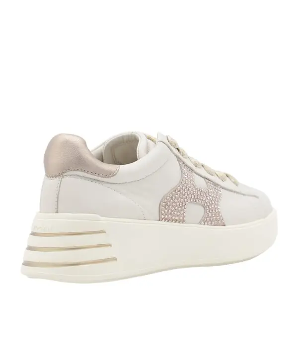 Hogan Embellished Logo Patch Sneakers