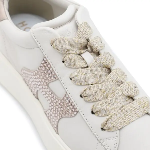 Hogan Embellished Logo Patch Sneakers