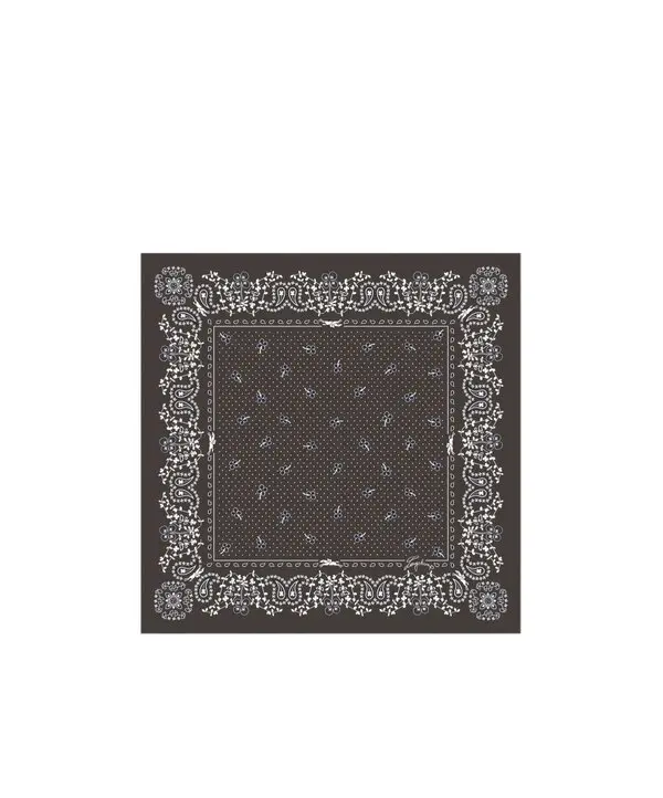 Longchamp French Bandana Silk Scarf 50 - Mocha