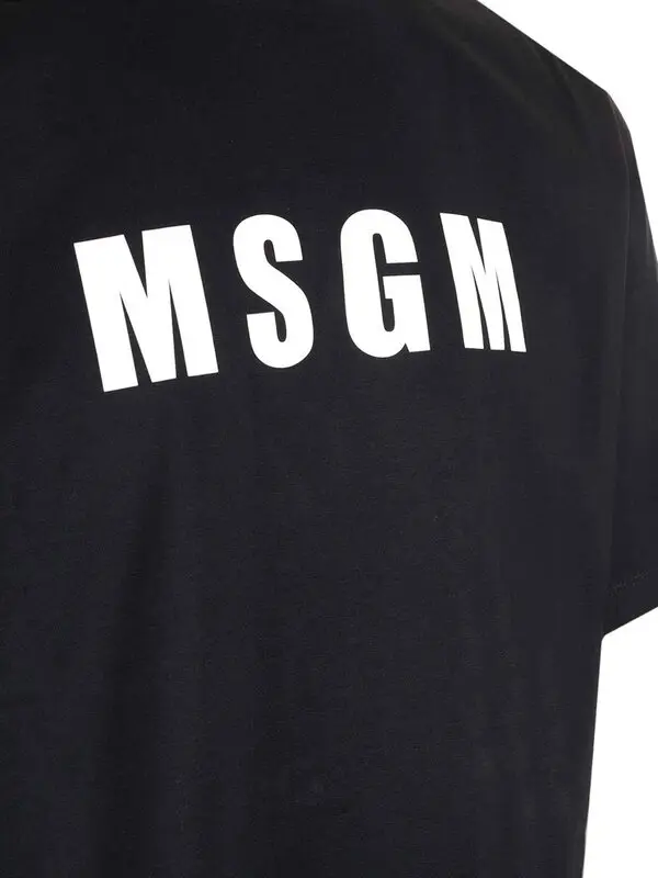 MSGM Logo Longline T-shirt