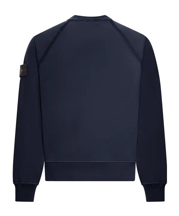 Stone Island Logo Patch Crewneck Sweatshirt