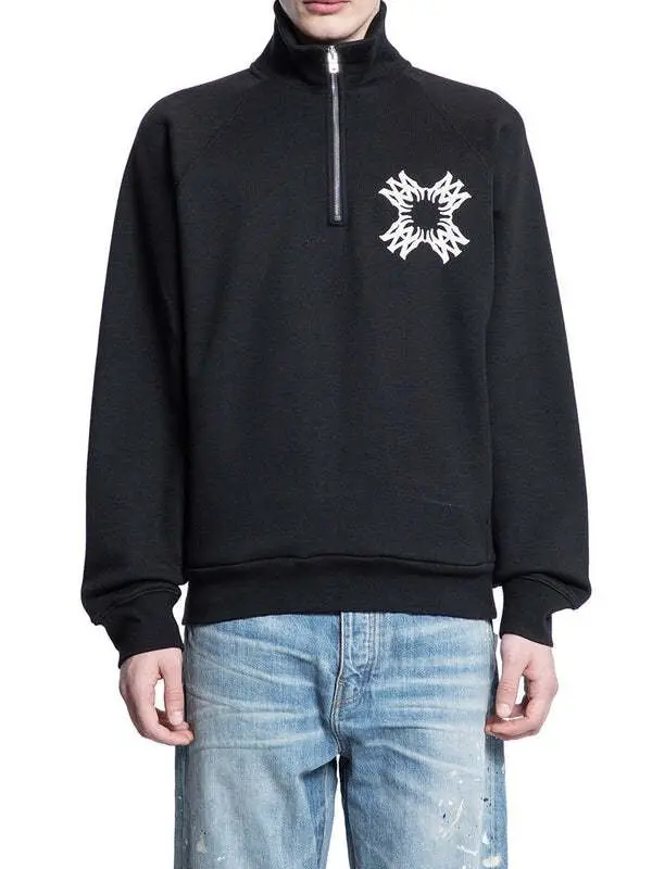 Amiri High-necked Long-sleeved Hoodie