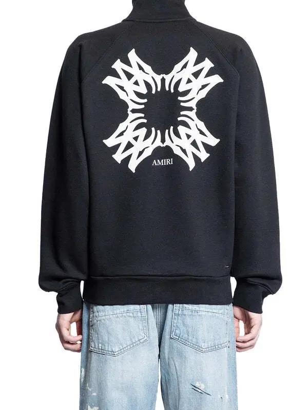 Amiri High-necked Long-sleeved Hoodie