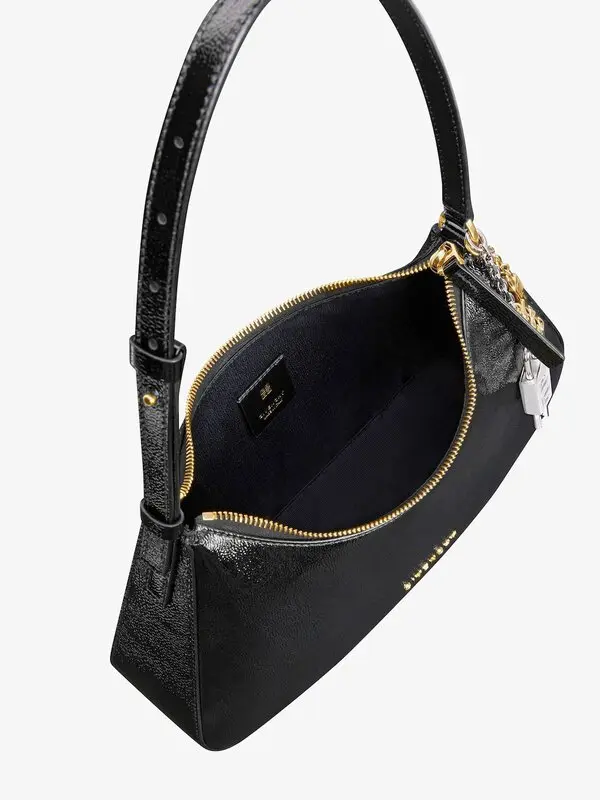 Givenchy Logo Plaque Padlock Detailed Shoulder Bag