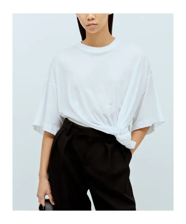 Sportmax Afgano Ruched Crewneck Top