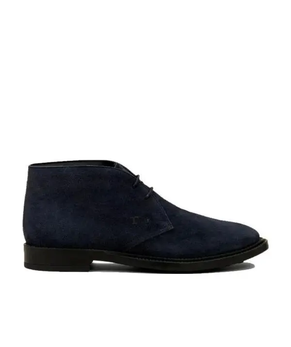 TOD'S Desert Almond-toe Ankle Boots - Black