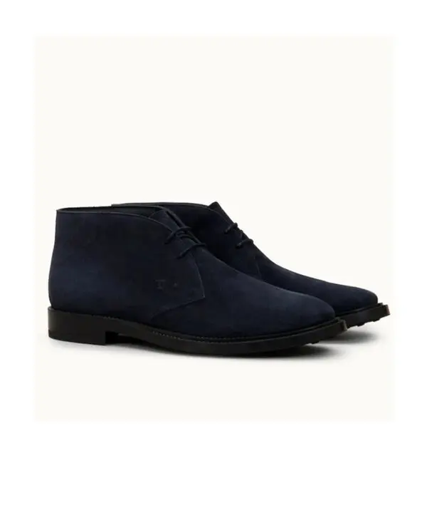 TOD'S Desert Almond-toe Ankle Boots
