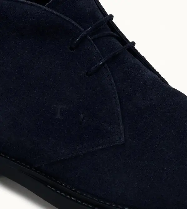TOD'S Desert Almond-toe Ankle Boots
