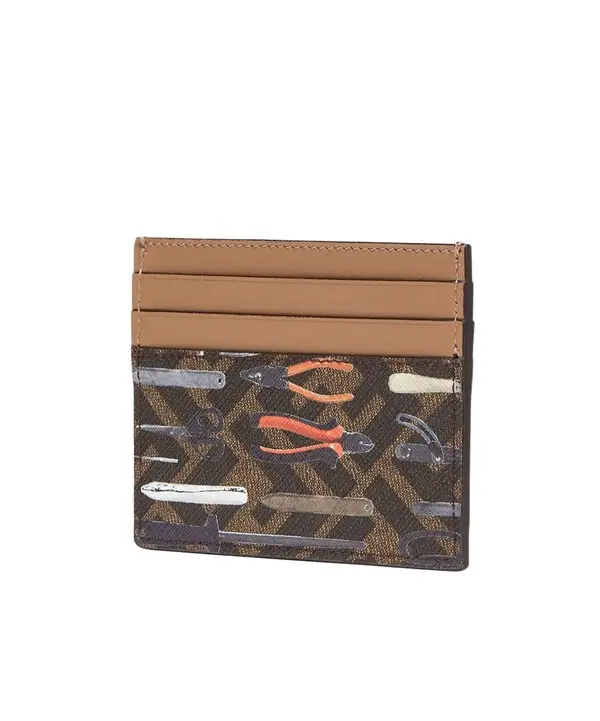 Fendi Graphic Printed Cardholder