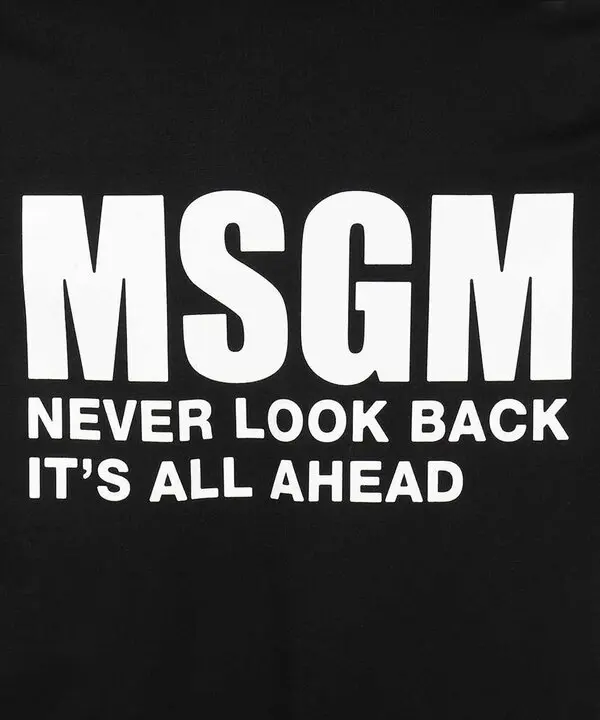 MSGM Logo Printed Crewneck T-shirt