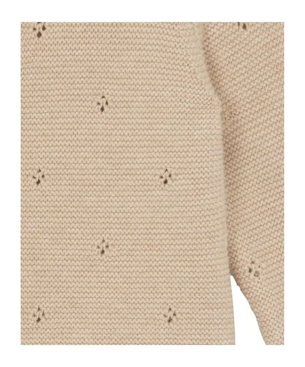 TARTINE ET CHOCOLAT Crewneck Cardigan With Button Closure