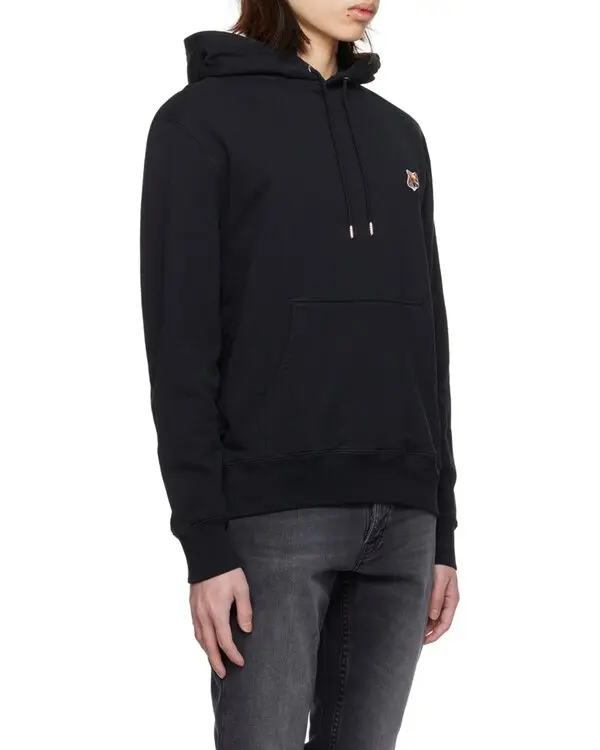 Maison Kitsuné Fox Head Patch Drawstring Hoodie