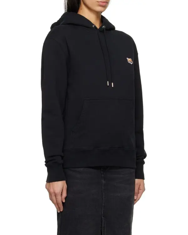 Maison Kitsuné Fox Head Patch Drawstring Hoodie