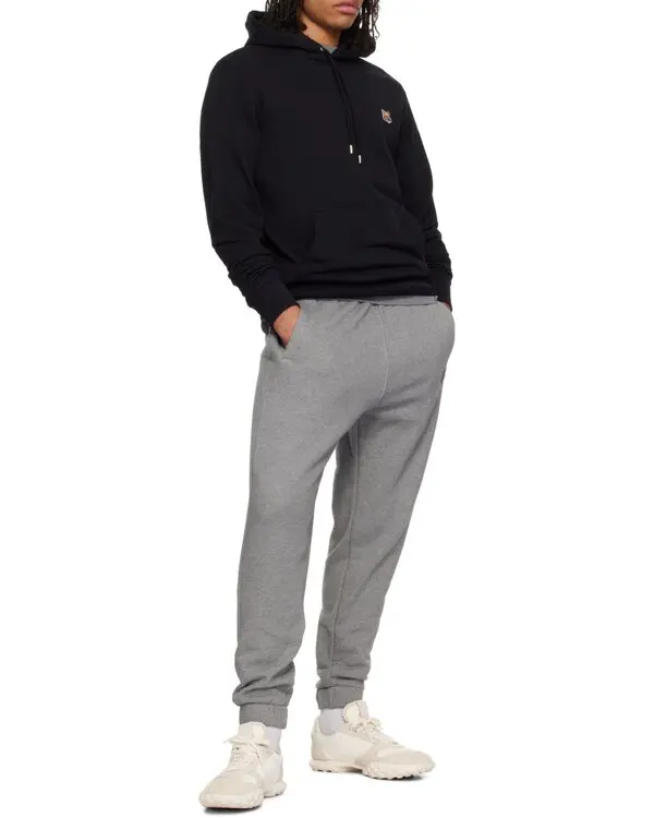 Maison Kitsuné Fox Head Patch Drawstring Hoodie