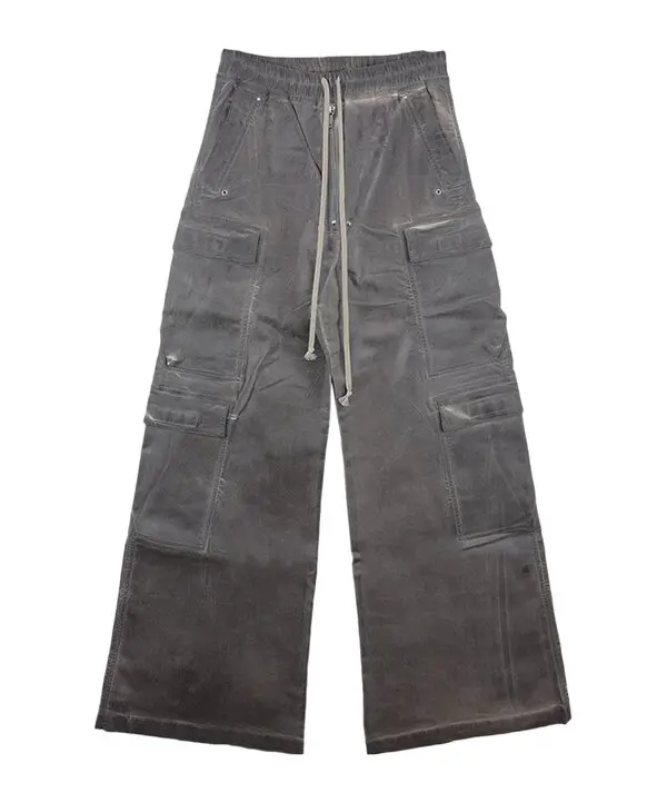 Rick Owens Double Cargo Jumbo Drawstring Pants - Dark Dust