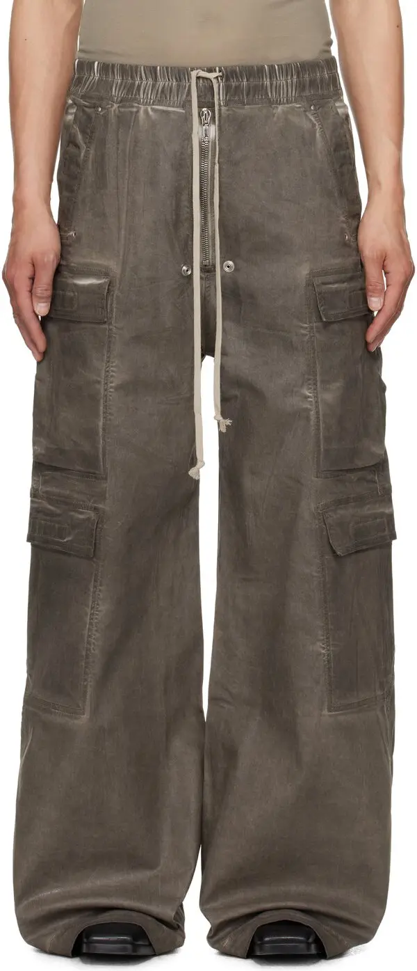 Rick Owens Double Cargo Jumbo Drawstring Pants