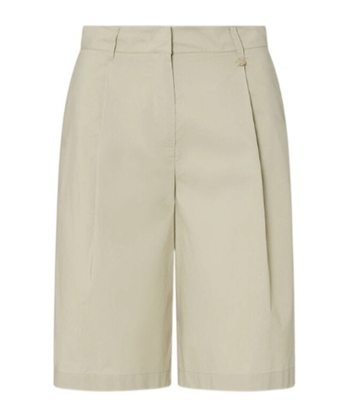 Liu Jo Poplin Bermuda Shorts - Grey