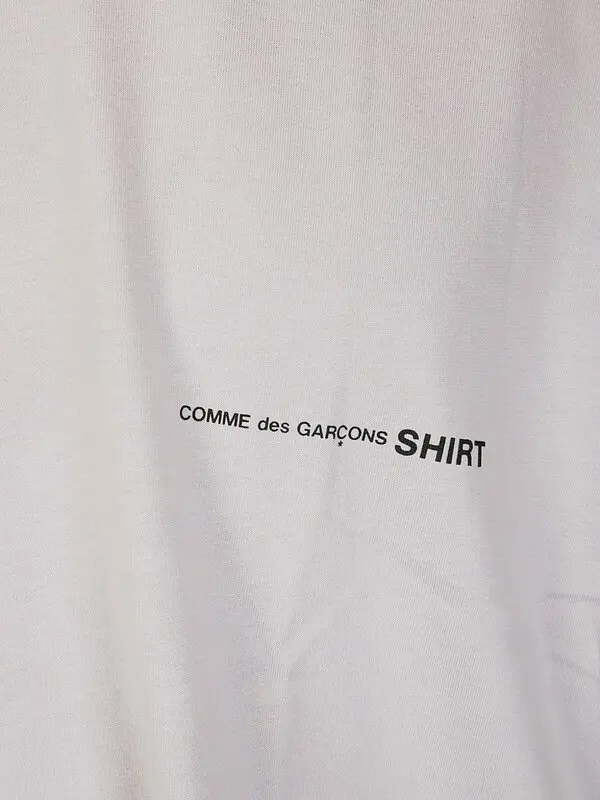 Comme Des Garçons Cotton T-shirt With Print