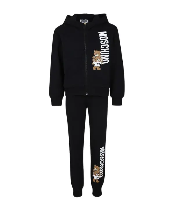 Moschino Two-piece Hooded Sweatshirt And Pants Set