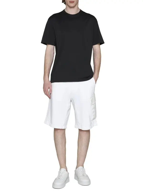 TEN C Logo-patch Cotton T-shirt