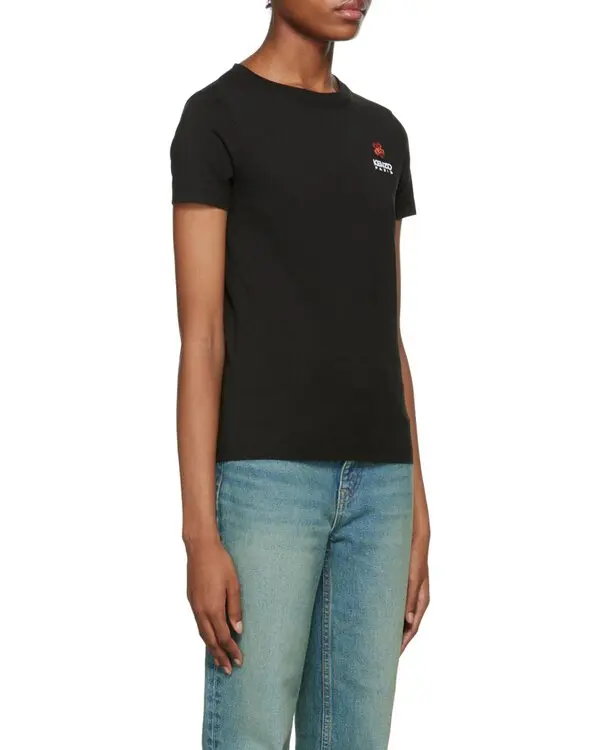 Kenzo Boke Flower Embroidered Crewneck T-shirt