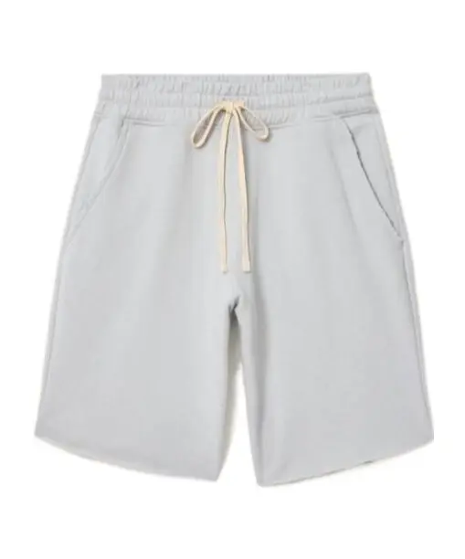 ALLSAINTS Helix Raw-cut Drawstring Shorts - Soft Ash