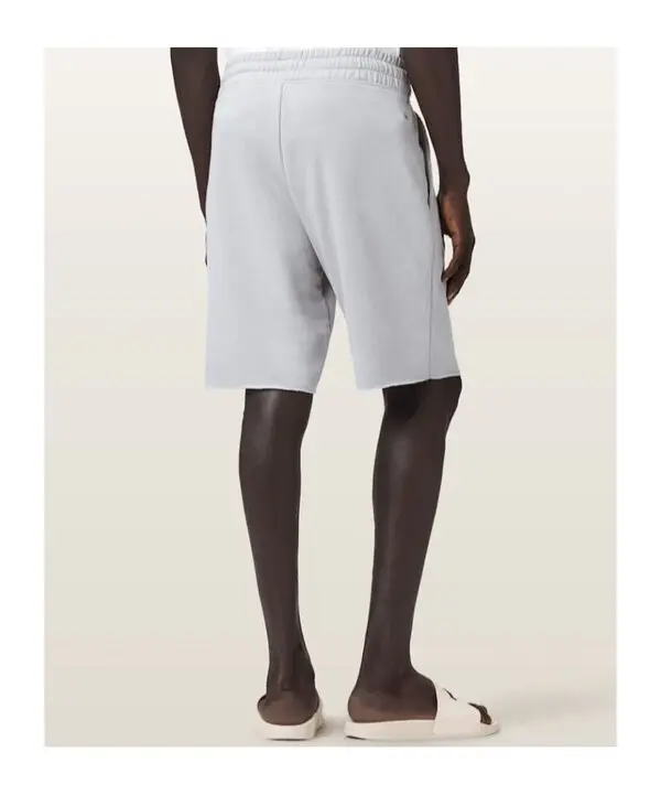 ALLSAINTS Helix Raw-cut Drawstring Shorts - Soft Ash