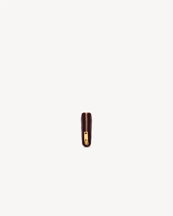 Saint Laurent Cassandre Grain De Poudre Leather Coin Purse