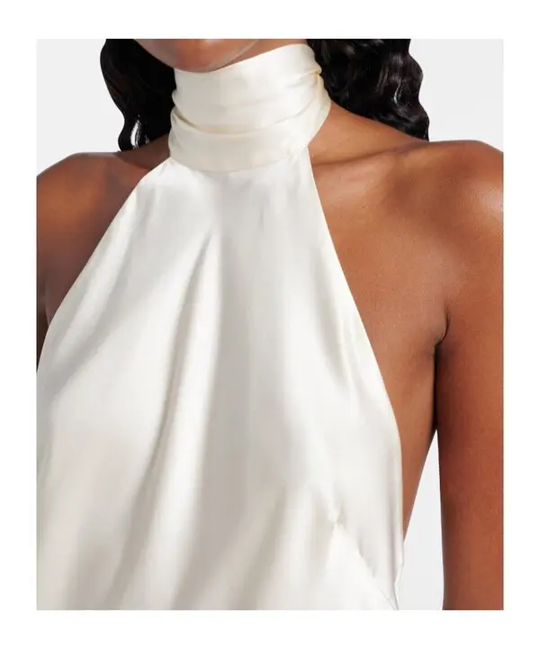 Rixo Tie-up Mini Dress